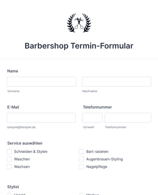 Bestell- und Abhol-Formular Formularvorlage | Jotform