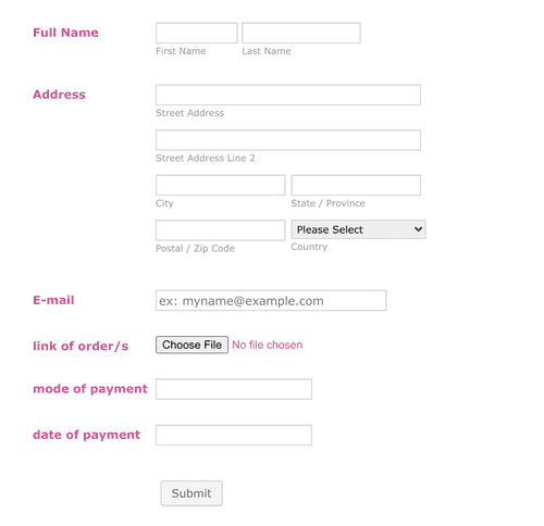 Basic Order Form Template | Jotform
