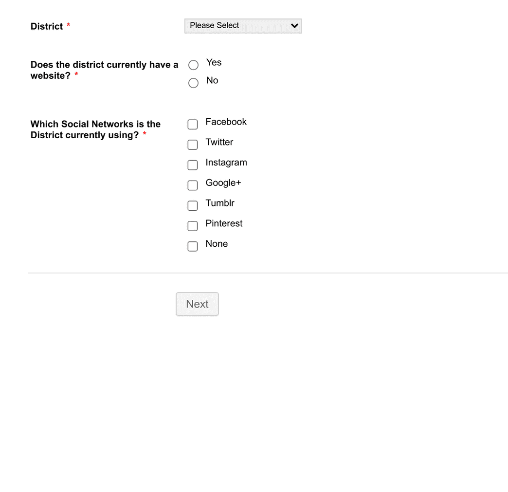 Basic Social Media Survey Form Template | Jotform