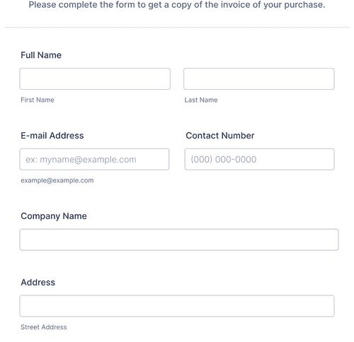Bill of Sale Request Form Template | Jotform