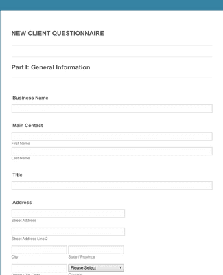 Bonitas ICT Website Client Requirement Form II Form Template | Jotform