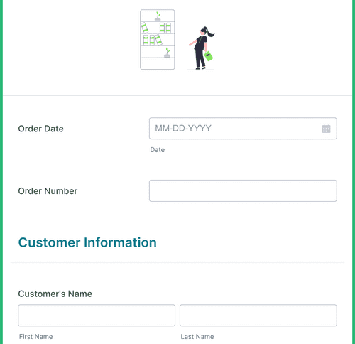 Book Box Order Form Template | Jotform