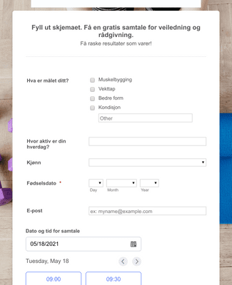 Ludis Online Coaching Form Template | Jotform