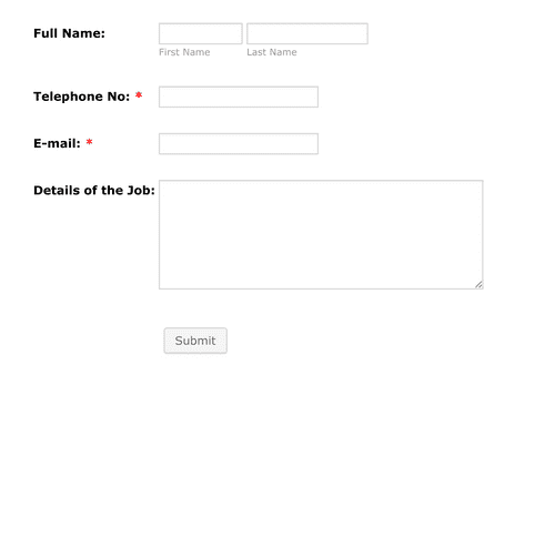Book Estimate Request Form Template | Jotform