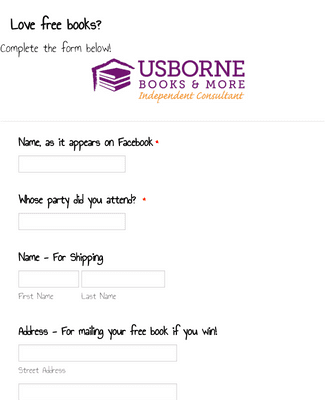 Book Party Signup Form Template | Jotform