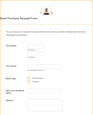 Book Purchase Request Form Template | Jotform