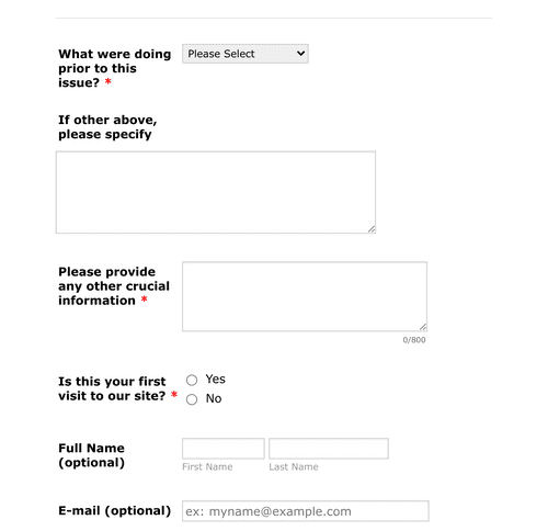 Bug Tracking Form Template | Jotform