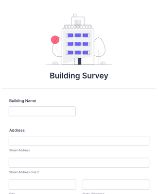 Building Survey Form Template | Jotform