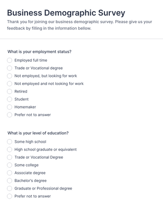 Board Performance Survey Form Template | Jotform