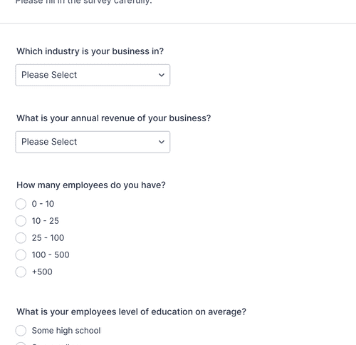 Business Survey Form Template | Jotform