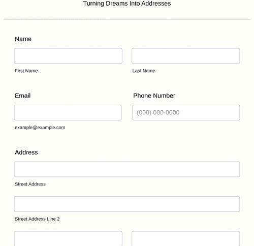 Buyer Intake Form Template | Jotform