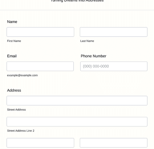 Buyer Intake Form Template | Jotform
