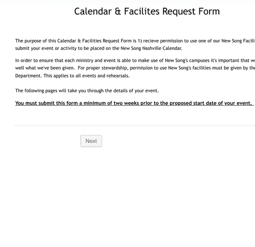 Facilities request Form Template | Jotform