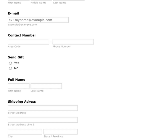 Camping Accessories Order Form - PagSeguro Form Template | Jotform
