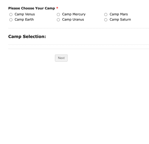 Camping Registration Form Template | Jotform