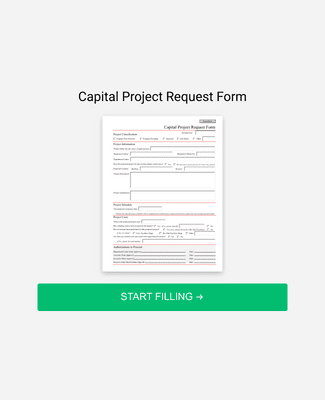 Capital Project Request Form Template | Jotform