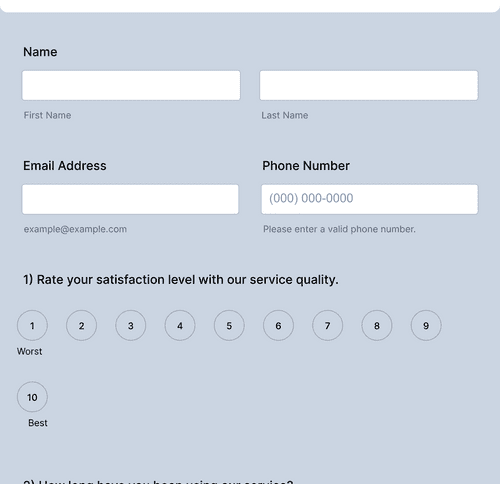 Car Dealership Survey Form Template | Jotform