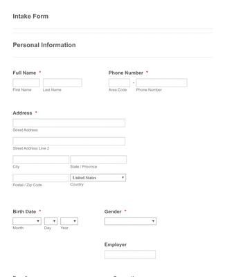 Care Provider Application Form Template | Jotform