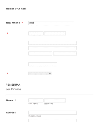 Cargo Manifest Form in Indonesian Template Formulir | Jotform