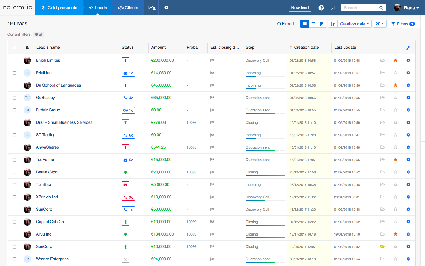 no CRM.io - CRM | Jotform