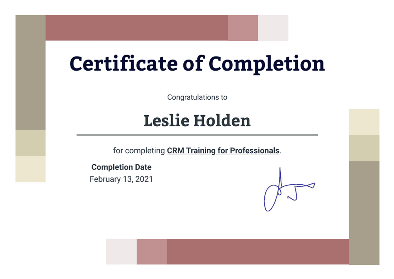 Certificate Of Completion PDF Templates Jotform