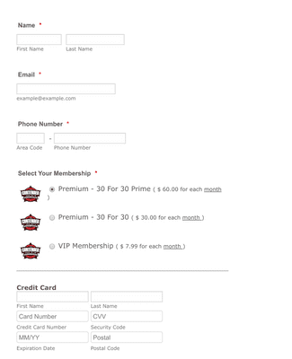 CES Memberships Form Template | Jotform