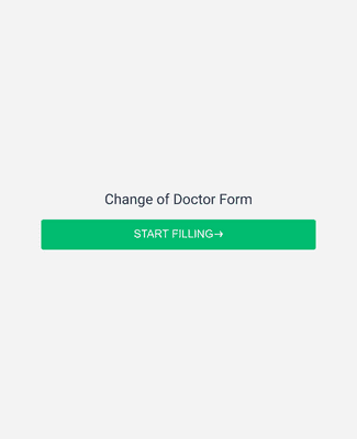 Change of Doctor Form Template | Jotform