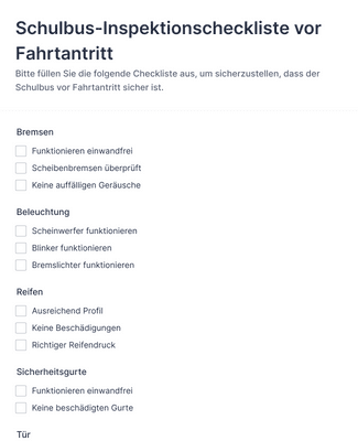 Vor Fahrtantritt Prfen