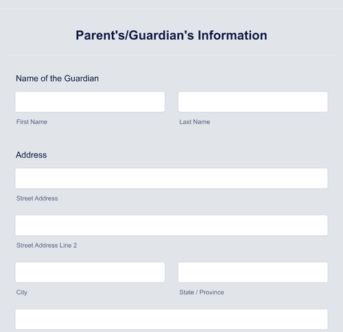 Child Care Authorization Form Template | Jotform