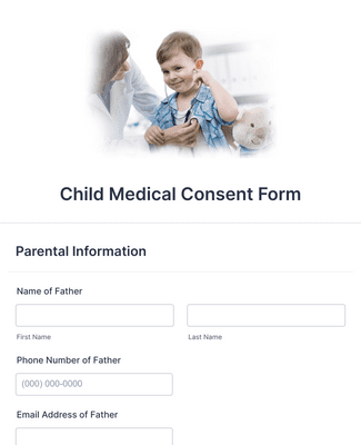 Child Medical Consent Form Template | Jotform