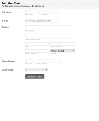 SIMPLE EMAIL CAPTURE Form Template | Jotform