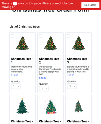 Christmas Tree Order Form Template | Jotform