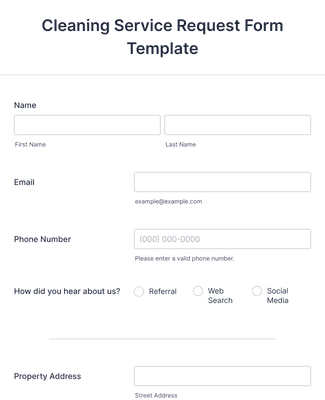 Detailed Service Request Form Template | Jotform