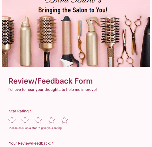 Client Feedback/Review Form Template | Jotform