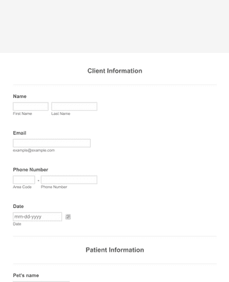 client history Form Template | Jotform