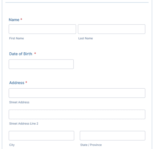 Client Intake Form-Circa 1810 Form Template | Jotform