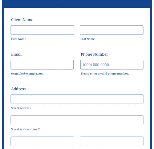 Client Qualification Form Template | Jotform