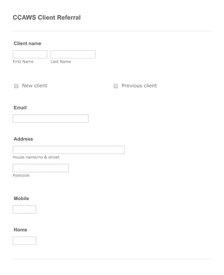Consulting Client Referral Form Template | Jotform