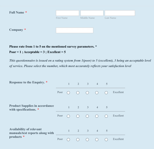 Client Satisfaction Audit Form Template | Jotform