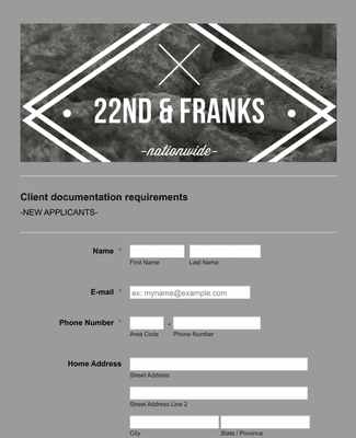 Client submission Form Template | Jotform