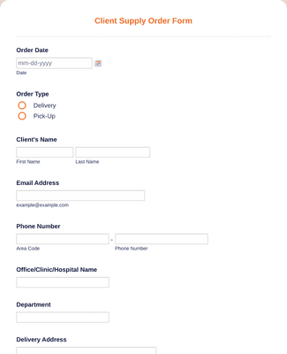 Seo Order Form Template | Jotform