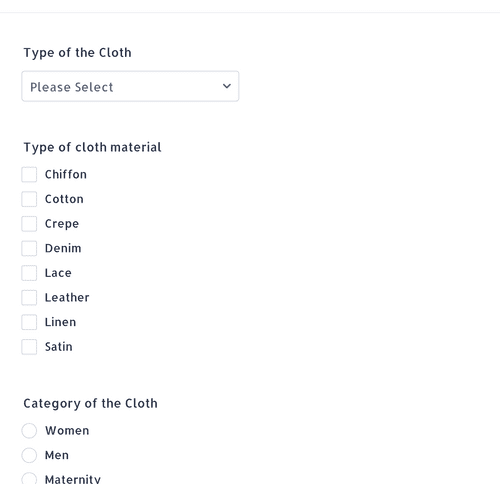 Cloth Design Form Template | Jotform