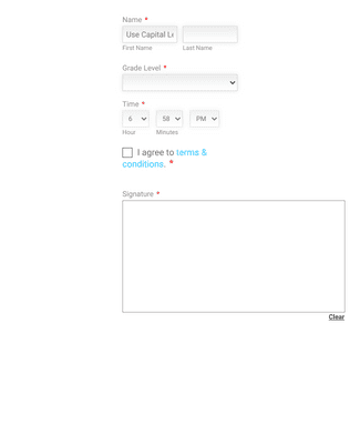 Club Sign In Form Template | Jotform