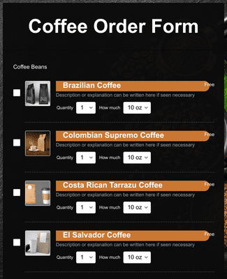 Beer Order Form Template | Jotform