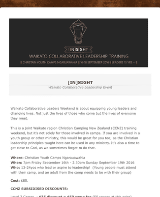 Collaborative Leadership Event Registration Form Template | Jotform