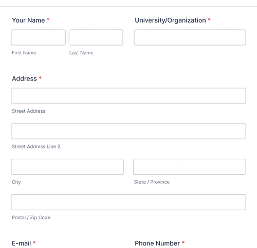 College Guide Order Form Template | Jotform