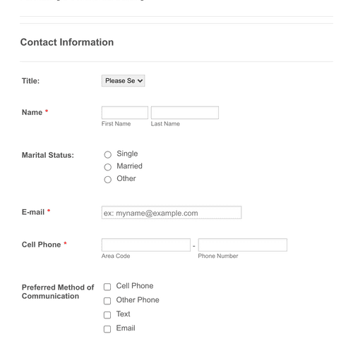 CaraM - Commercial Real Estate Inquiry Form Template | Jotform