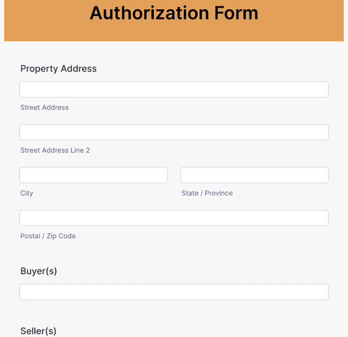 Commission Disbursement Authorization Form Template | Jotform