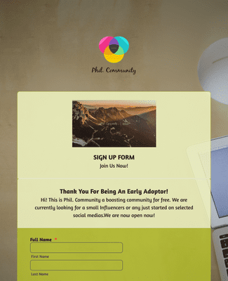 Community Agreement Form Template | Jotform