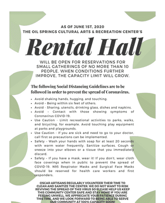 Community Center Rental Hall Agreement Form Template | Jotform
